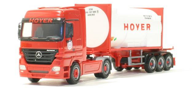 Herpa Mercedes-Benz Actros LH container semitrailer "Hoyer" 275521