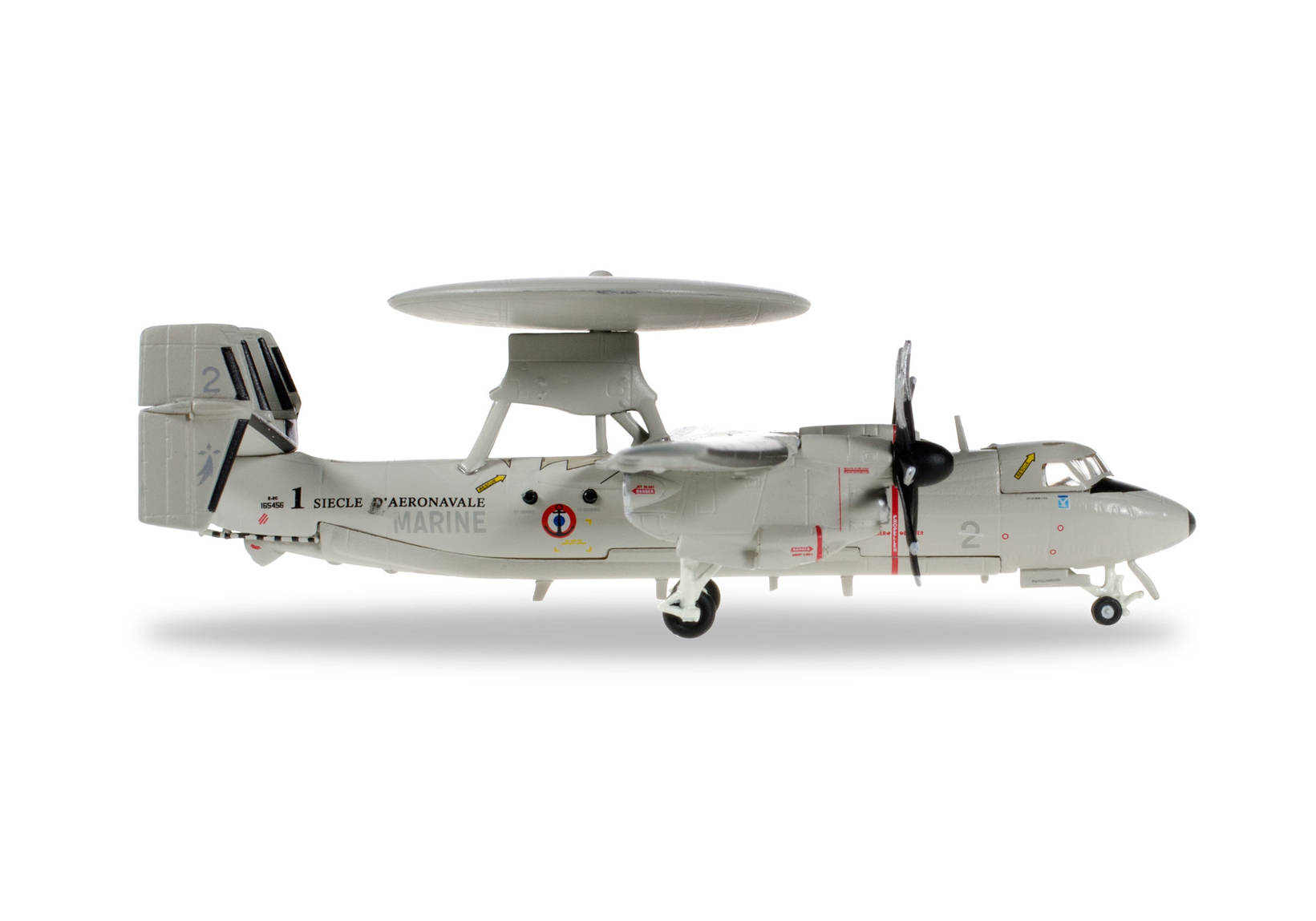 Herpa French Navy Grumman E-2C Hawkeye, 4 Flotille 556675