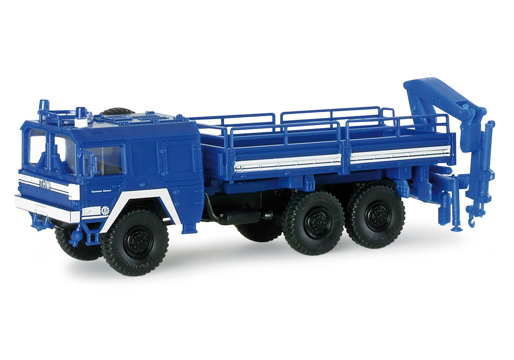 Herpa MAN dumper 7t and crane "THW" 742610