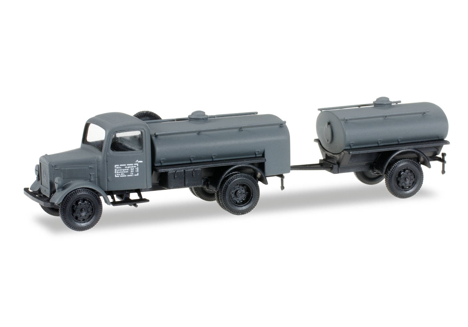 Herpa Mercedes-Benz L 3000 tank truck, grey 745321