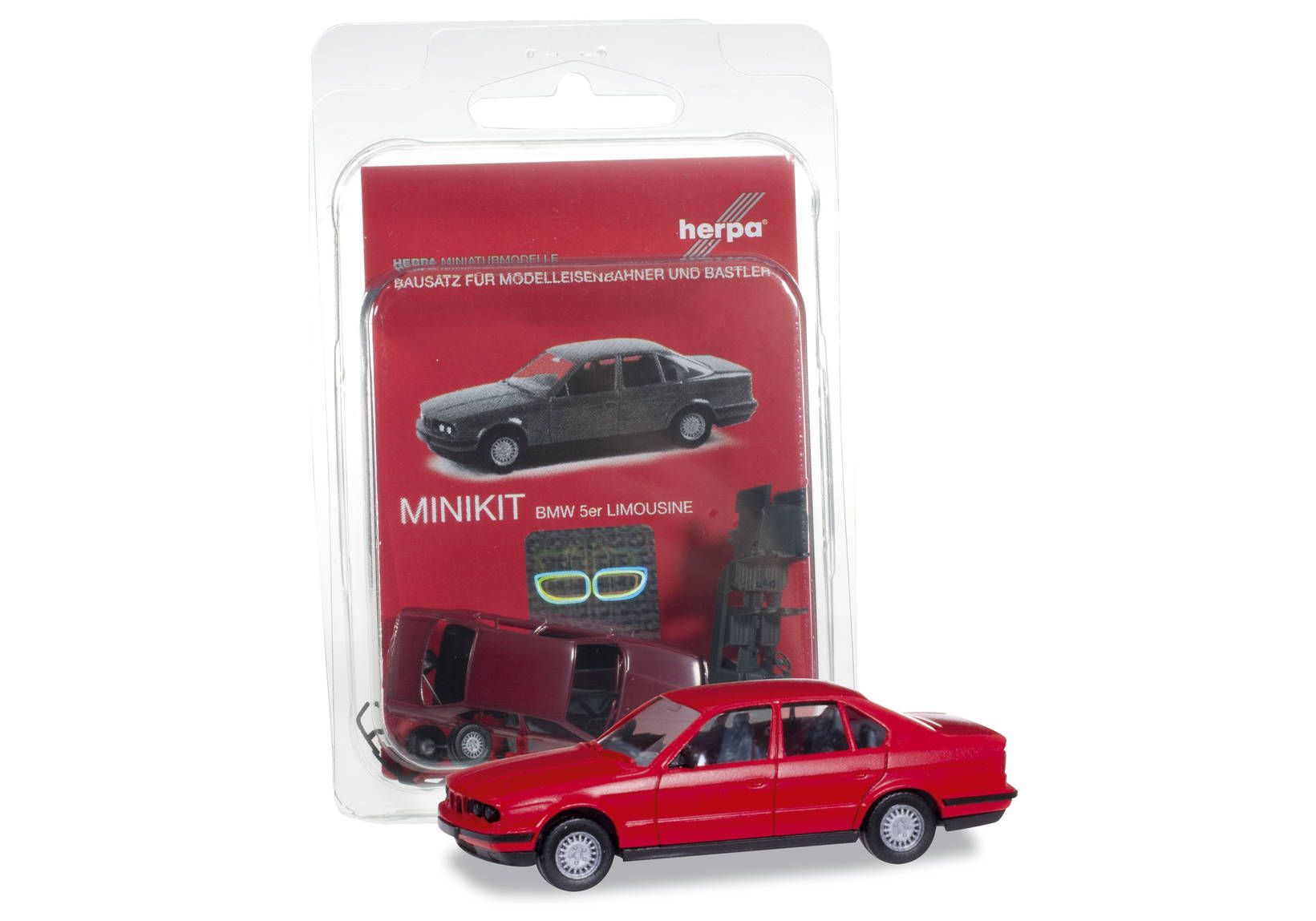Herpa Herpa MiniKit: BMW 5 E34, flame red 012201-004