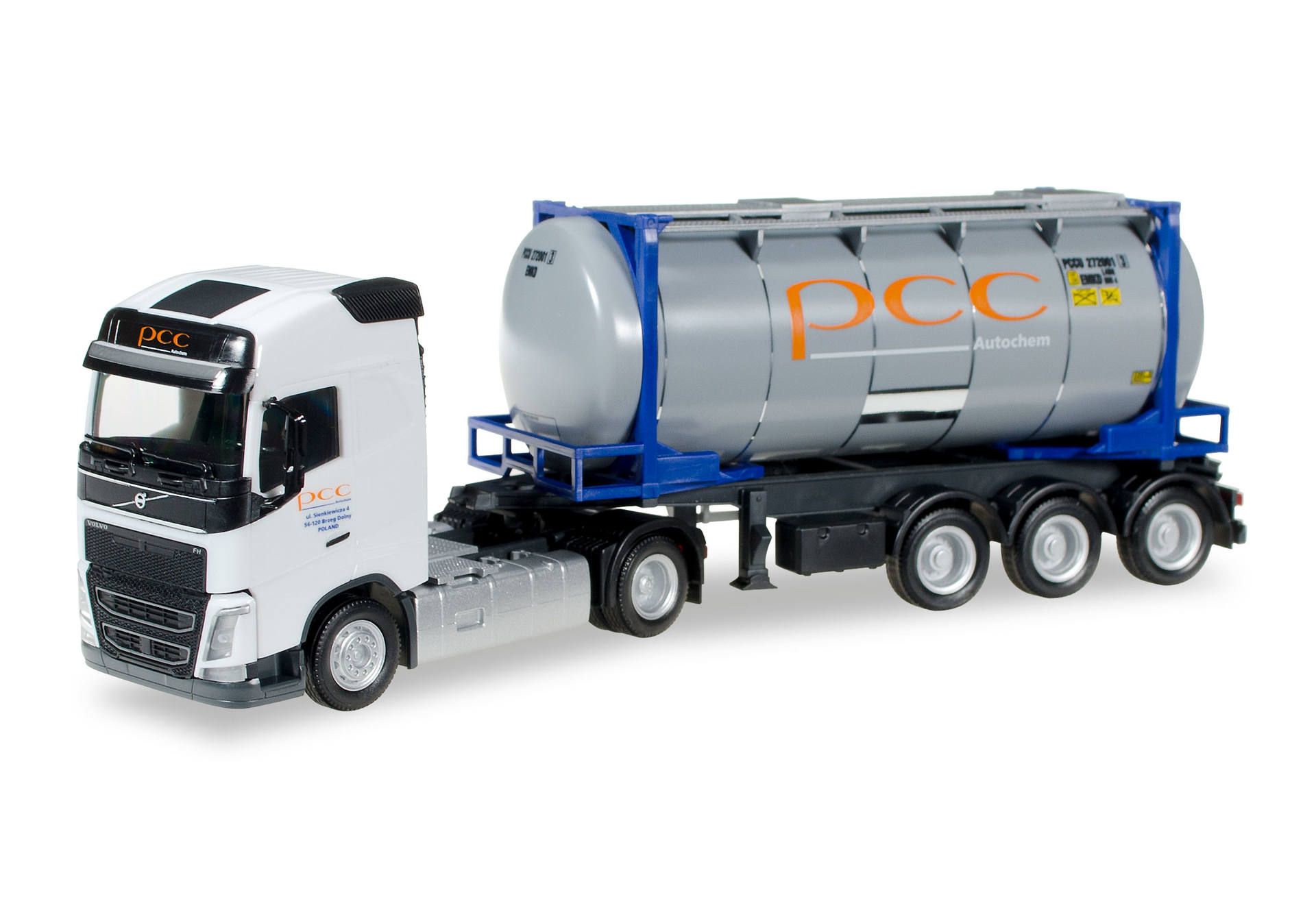 Herpa Volvo GL FH container semitrailer "PCC" 926850
