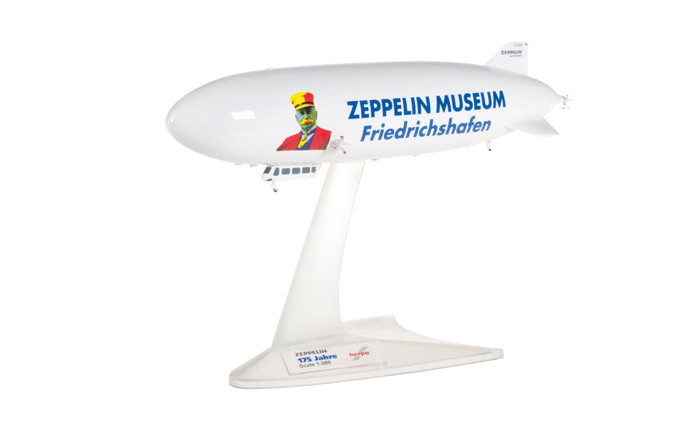 Herpa Zeppelin Museum Zeppelin NT "175 Jahre Graf Zeppelin" 528849