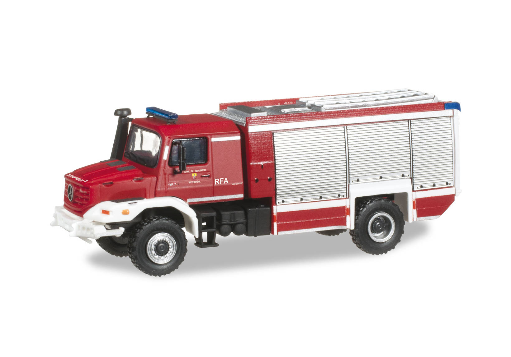 Herpa Mercedes-Benz Zetros 4x4 Magirus rescue vehicle "Fire department ...