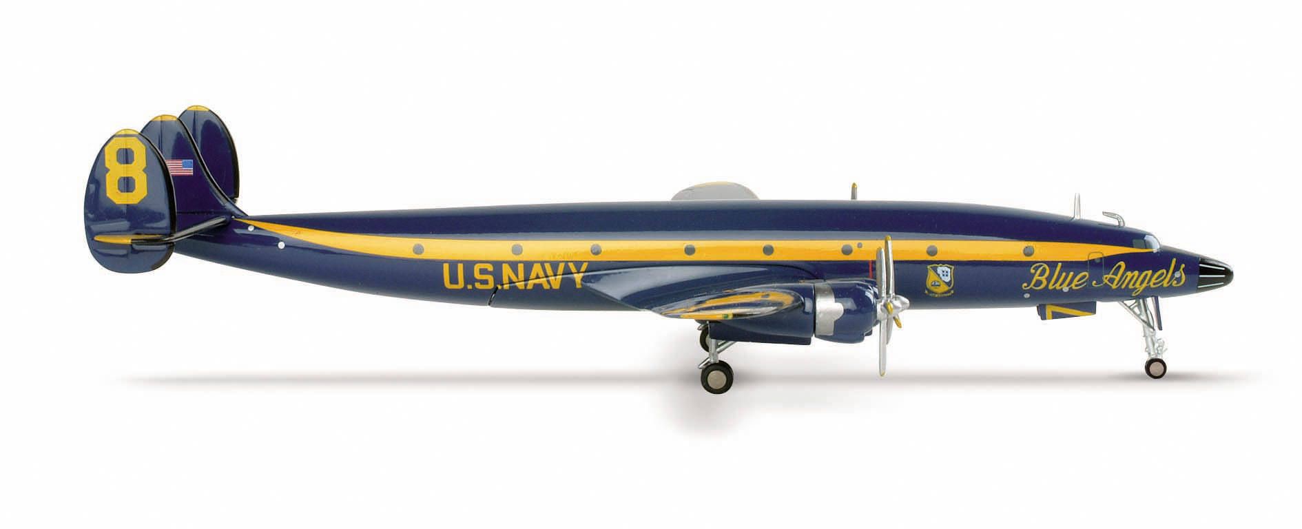 Herpa US Marine Corps Lockheed C-121J Super Constellation "Blue Angels ...