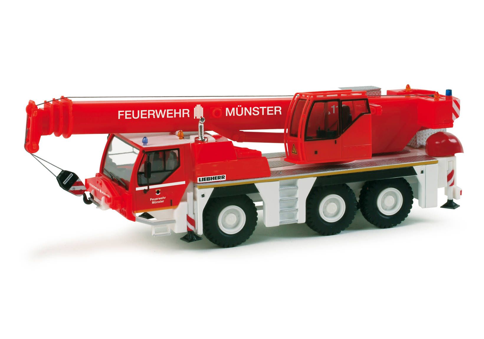 Herpa Liebherr mobile crane LTM 1045/1 "Muenster fire department" 157223