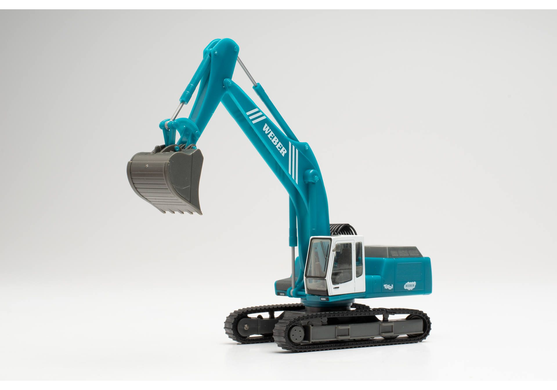 Herpa Mercedes-Benz Arocs 6x4 Tieflade-Sattelzug mit Bagger ...