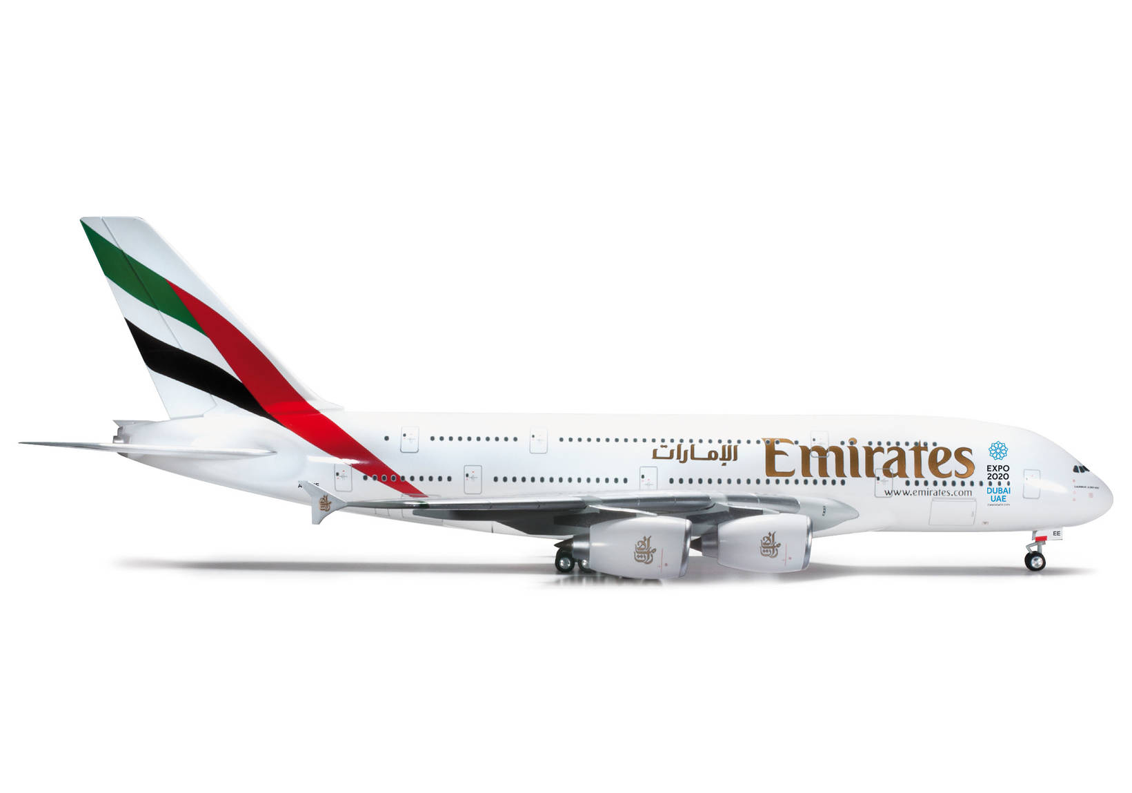 Herpa Emirates Airbus A380-800 555432-001