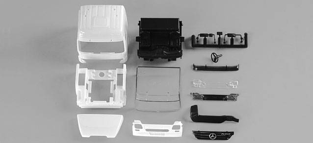 Herpa Mercedes-Benz Actros L '02 driver's cabin (incl. rear-view mirror ...