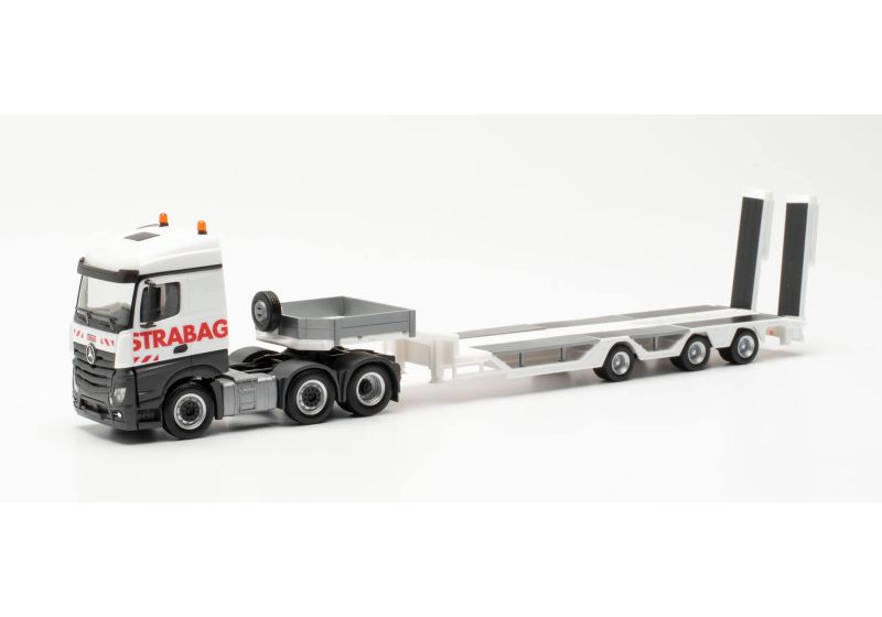 Herpa Mercedes-Benz Actros Streamspace 2.5 Goldhofer-Allrounder-Sattelzug "STRABAG“ 314794