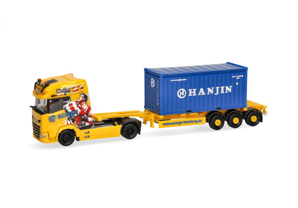 DAF XG+ Container-Sattelzug "Acargo / 20 ft. Open Top Hanjin" | 320672
