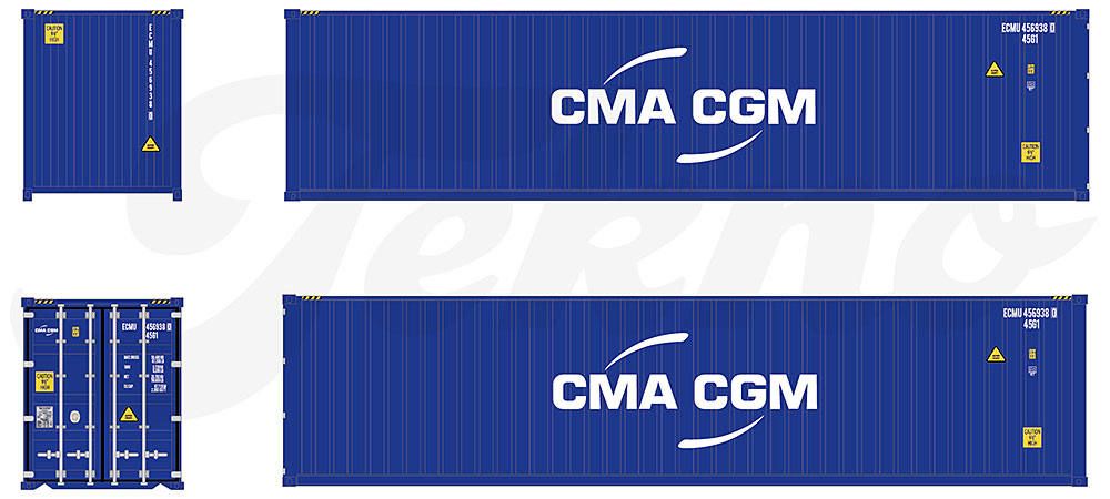 Herpa TB 40ft. container "CMA/CGM" 80470483