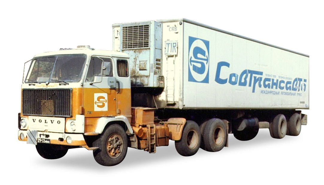 Herpa Volvo F 89 refrigerated semitrailer "Sovtransauto" 80469906