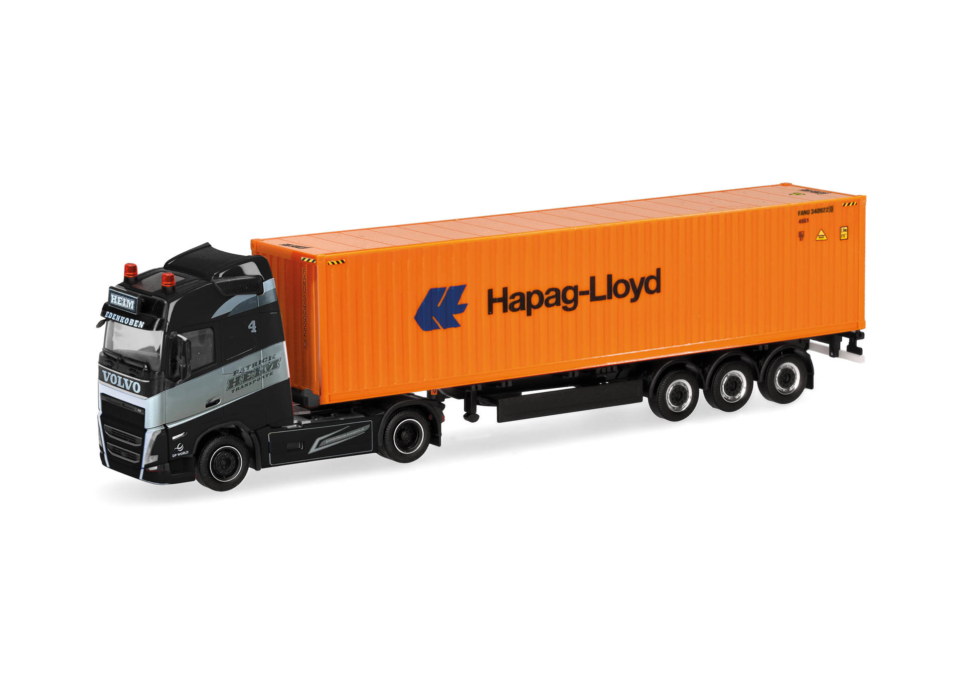 Volvo FH GL 2020 container semitrailer truck "Patrick Heim/Hapag Lloyd" | 320382
