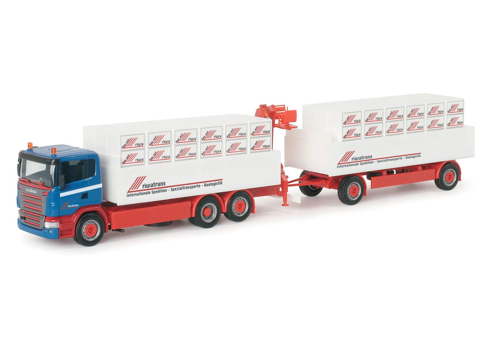 Herpa Scania M 04 pick-up trailer "Riwatrans" 151900
