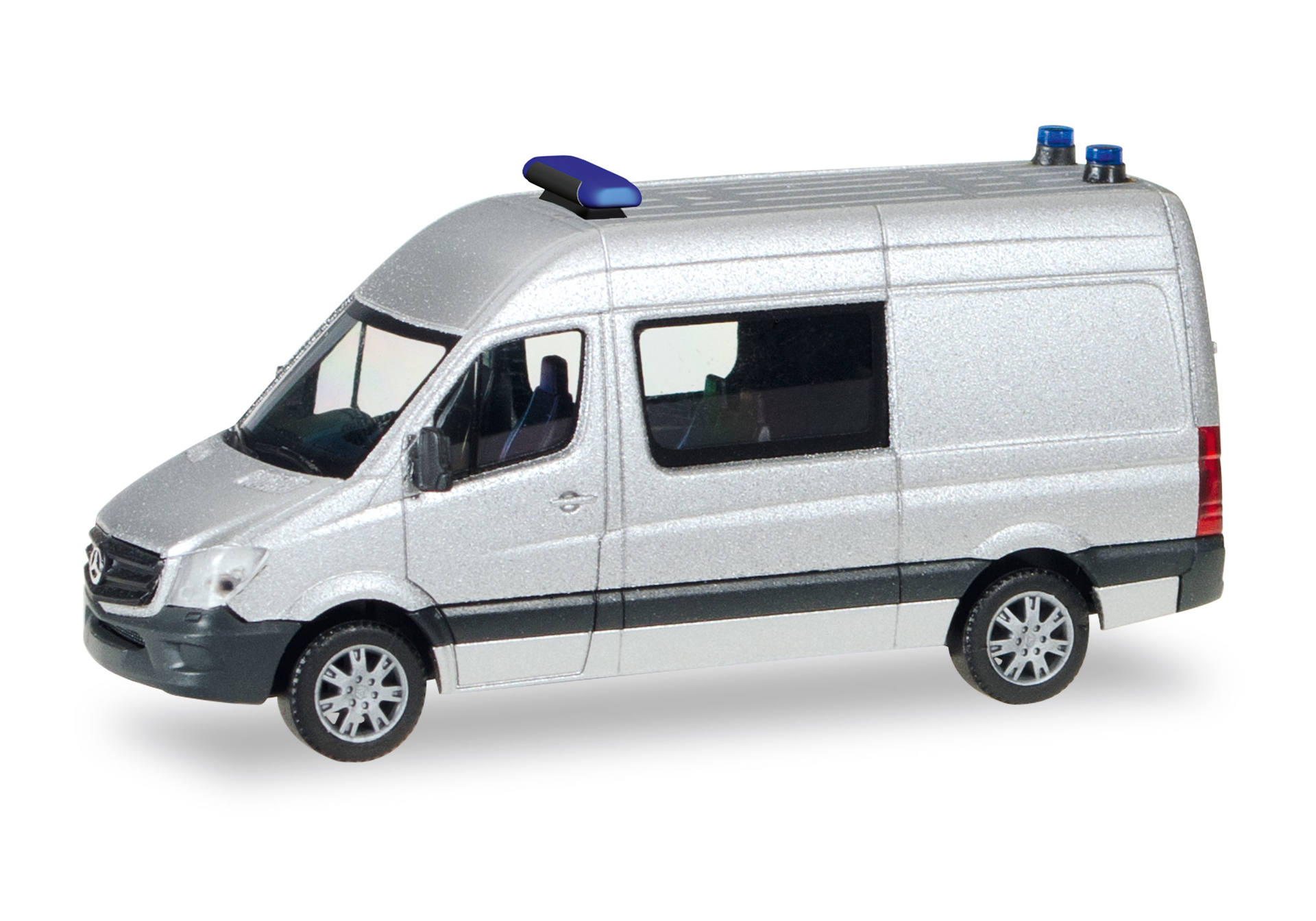 Herpa Herpa Minikit Mercedes-Benz sprinter semi-bus, unprinted, silver ...