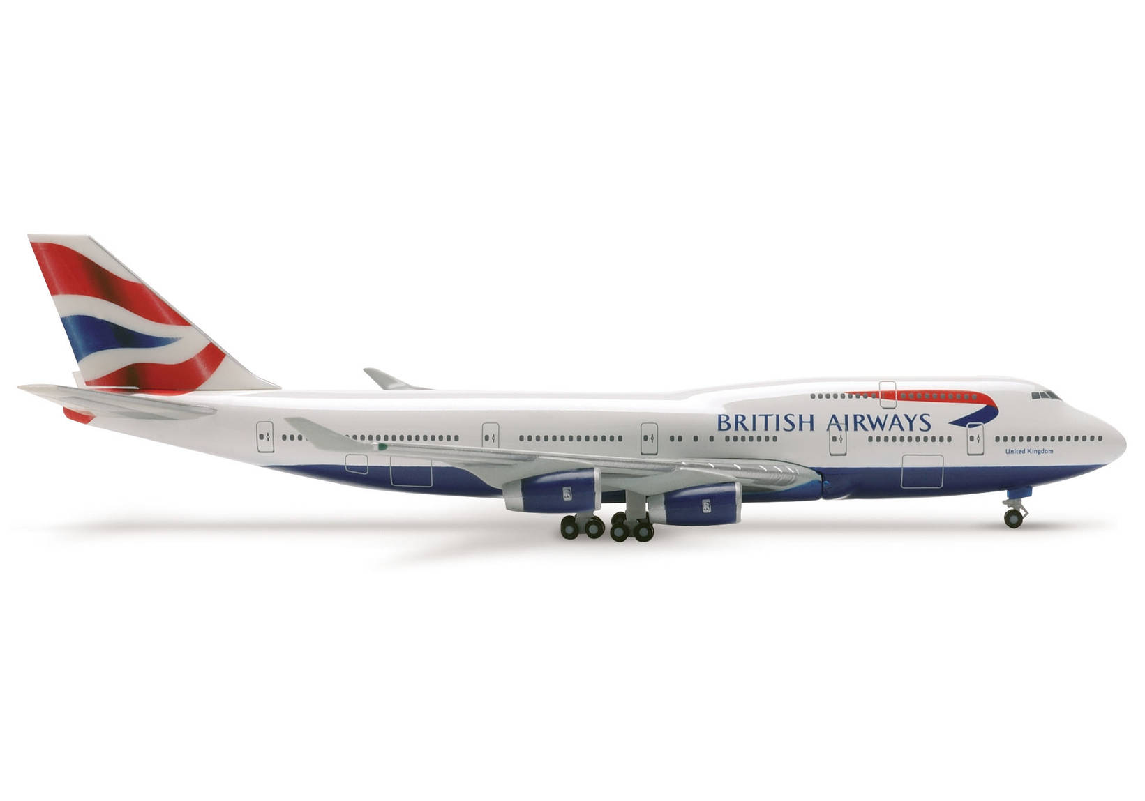 Herpa British Airways Boeing 747-400 "United Kingdom" 512497