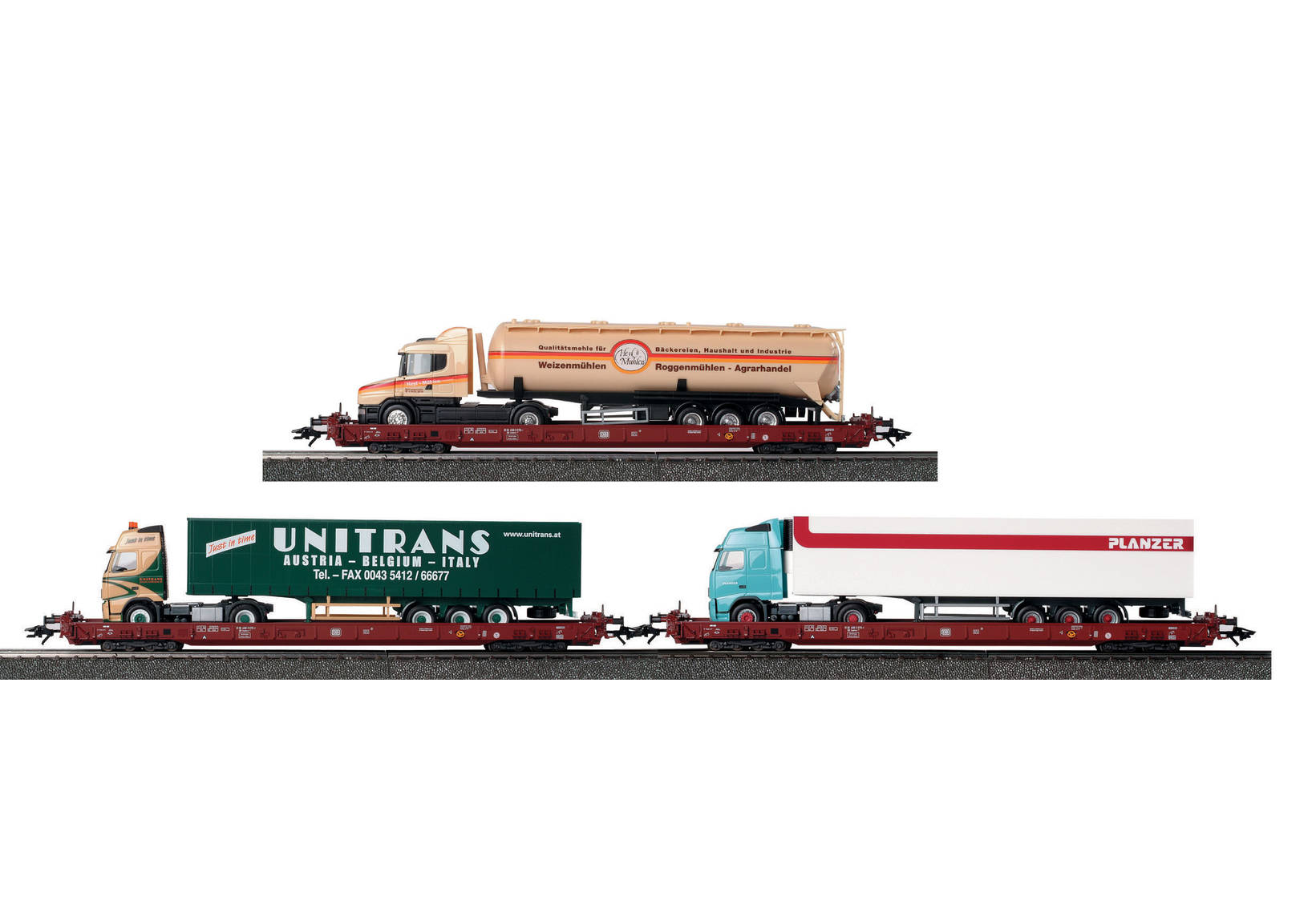 Herpa Monument train add-on motorail set 150019