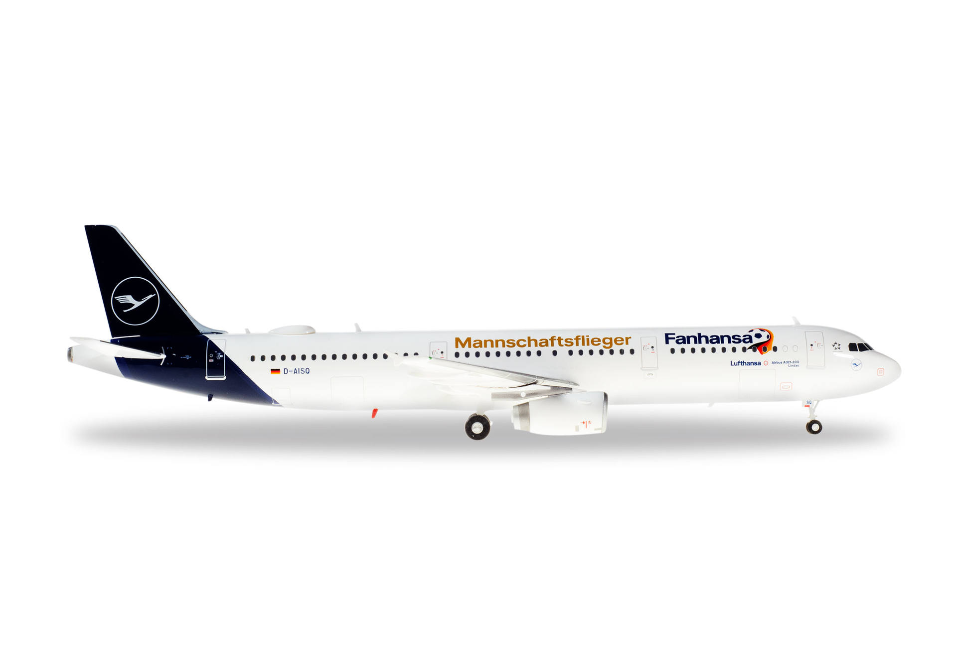 Herpa Lufthansa Airbus A321 "Fanhansa Team Plane" 559416