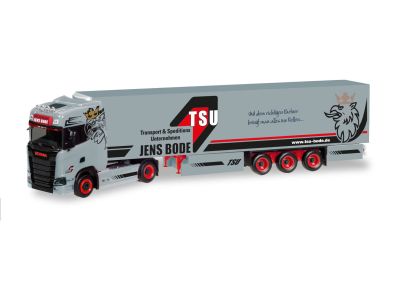 Herpa Scania CS HD refrigerated semitrailer "TSU Bode" 308809