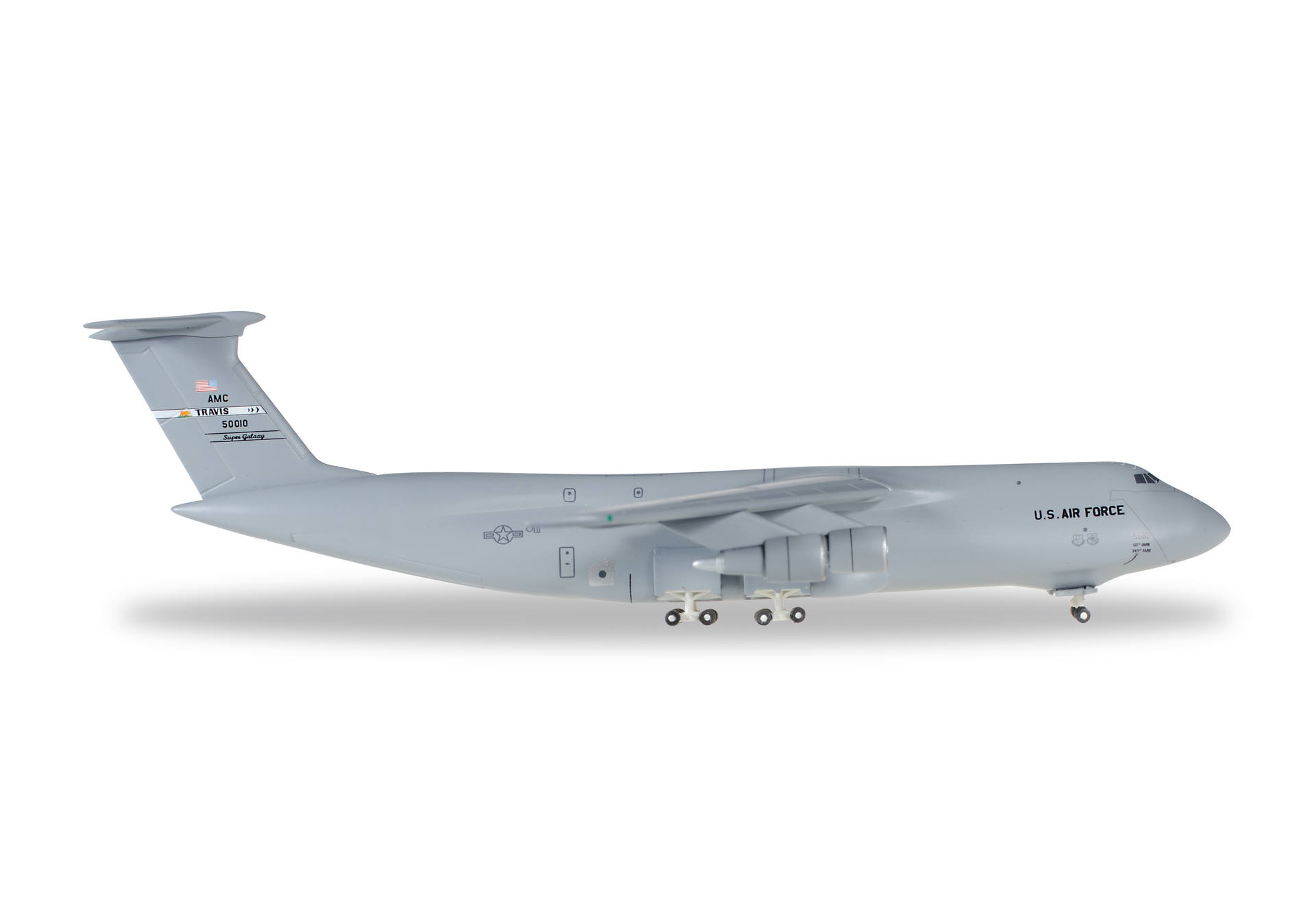 Herpa U.S. Air Force Lockheed C-5M Super Galaxy - 60th Air Mobility ...
