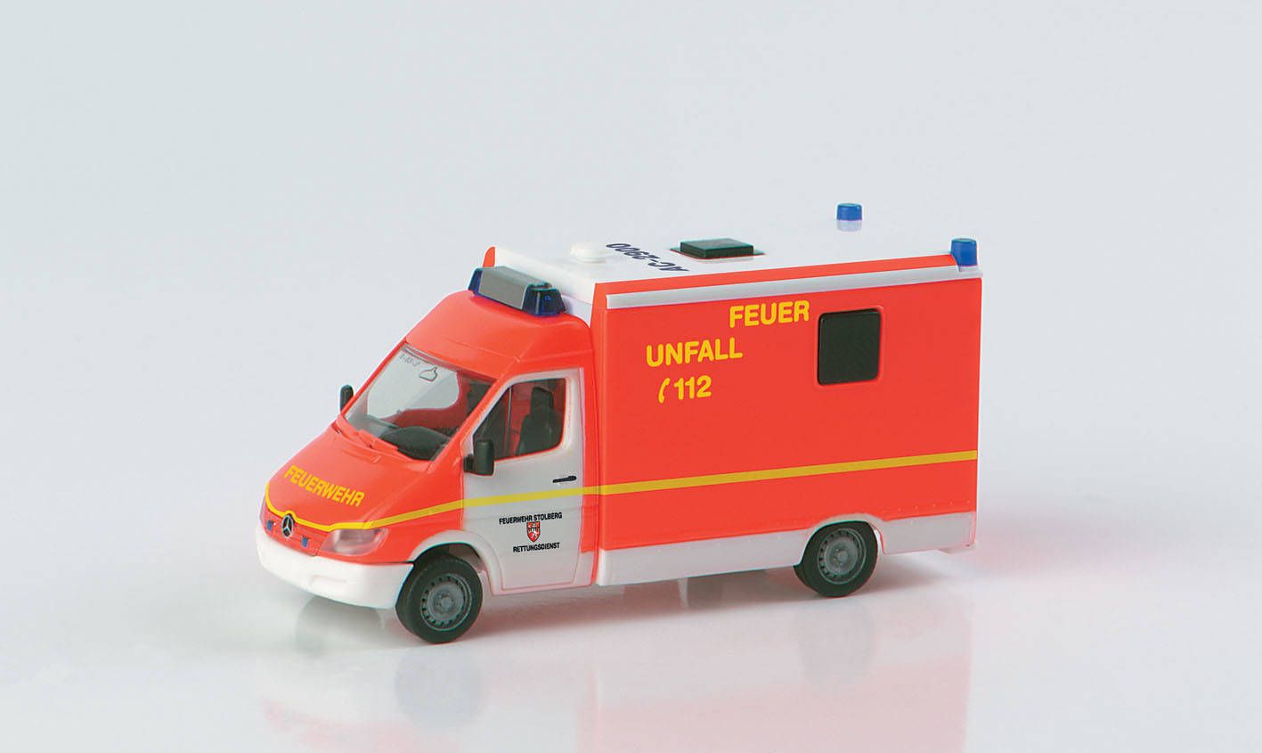 Herpa Mercedes-Benz Sprinter facelift Strobel "fire department Stolberg ...