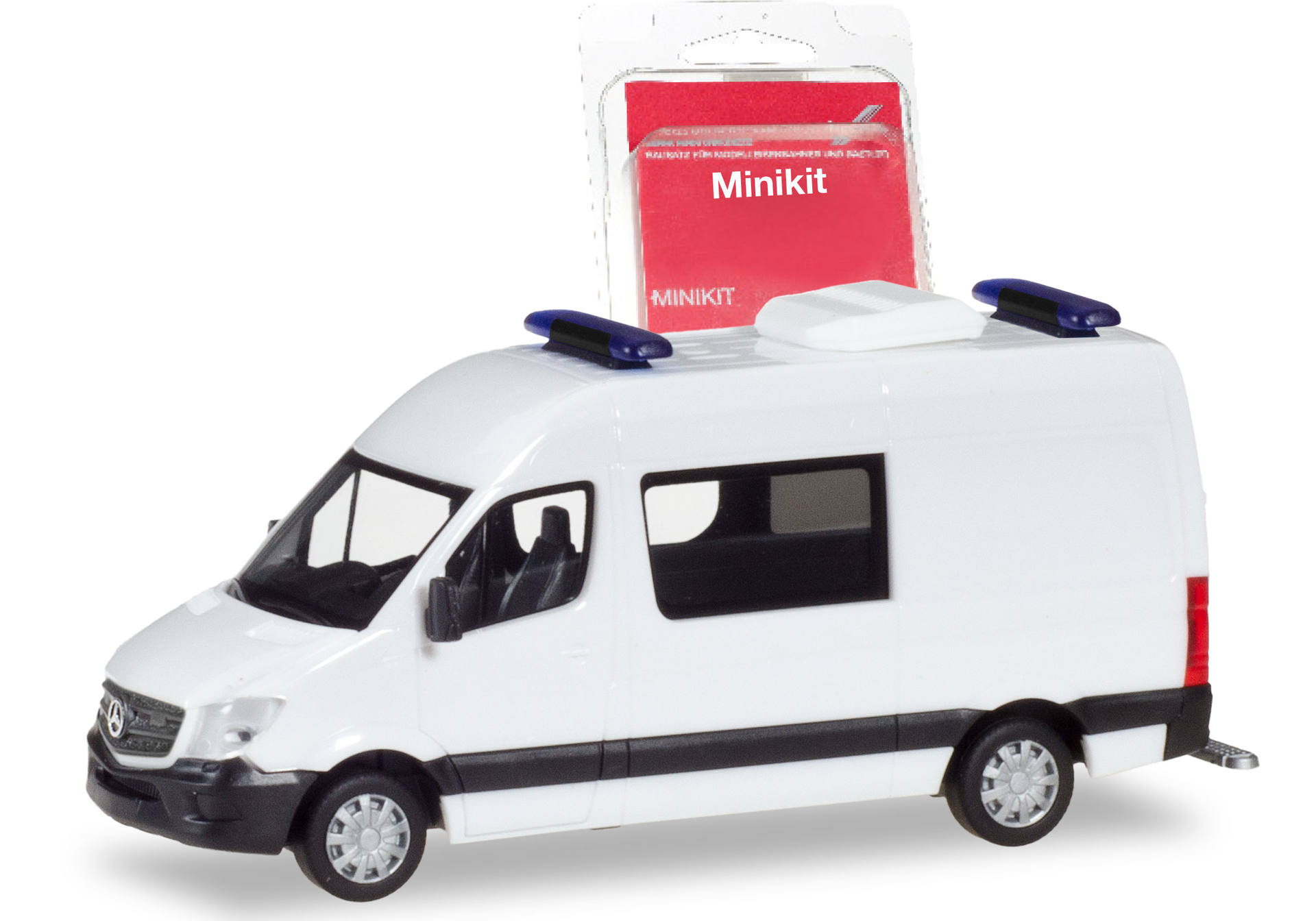Herpa Herpa MiniKit: Mercedes-Benz Sprinter semi-bus, white 013543