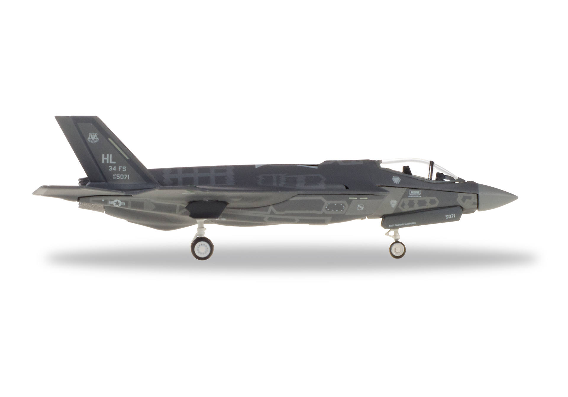 Herpa U.S. Air Force Lockheed Martin F-35A Lightning II - 34th FS "Rude ...