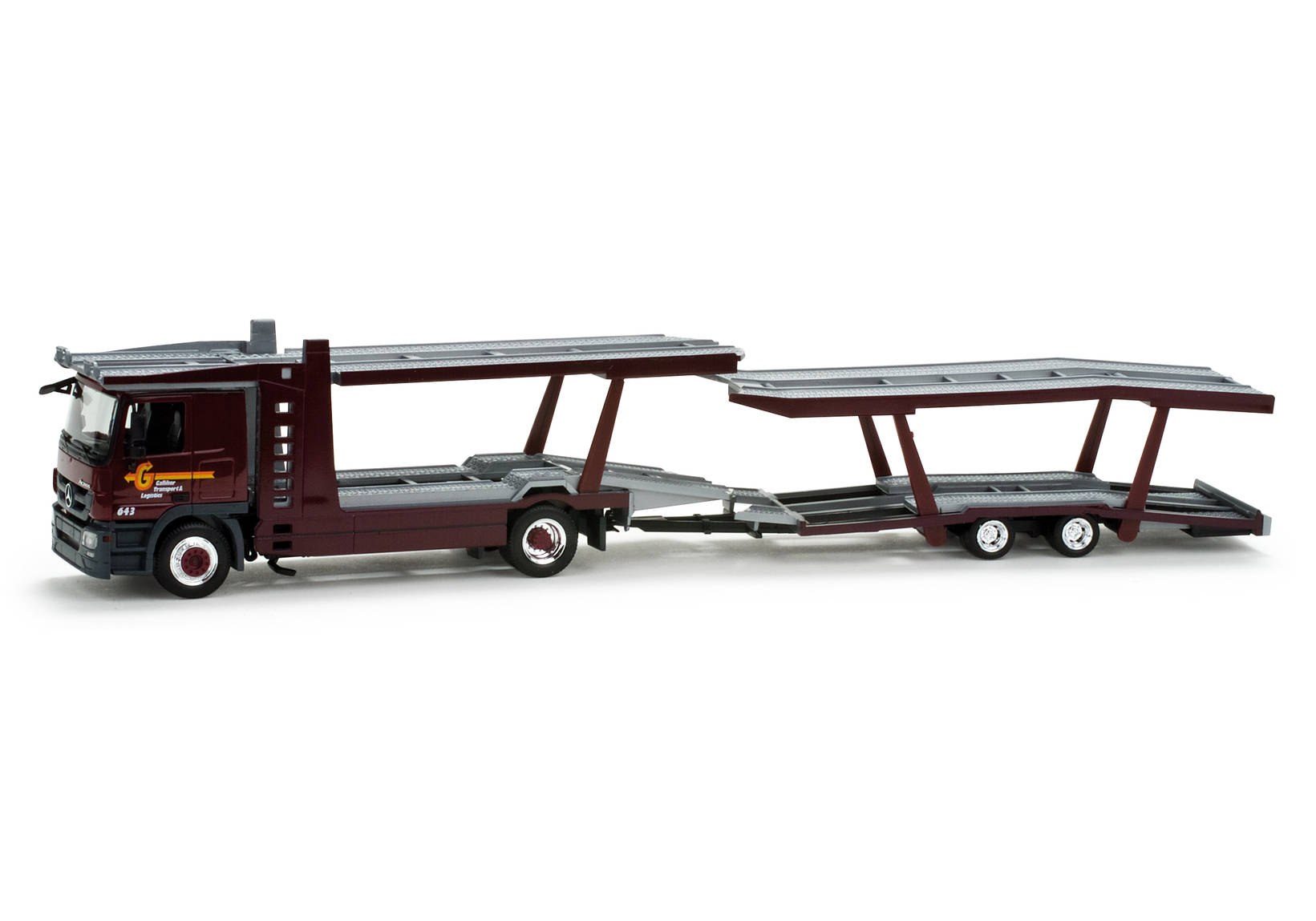 Herpa Mercedes-Benz Actros L car transporter trailer "Galliker" 299503