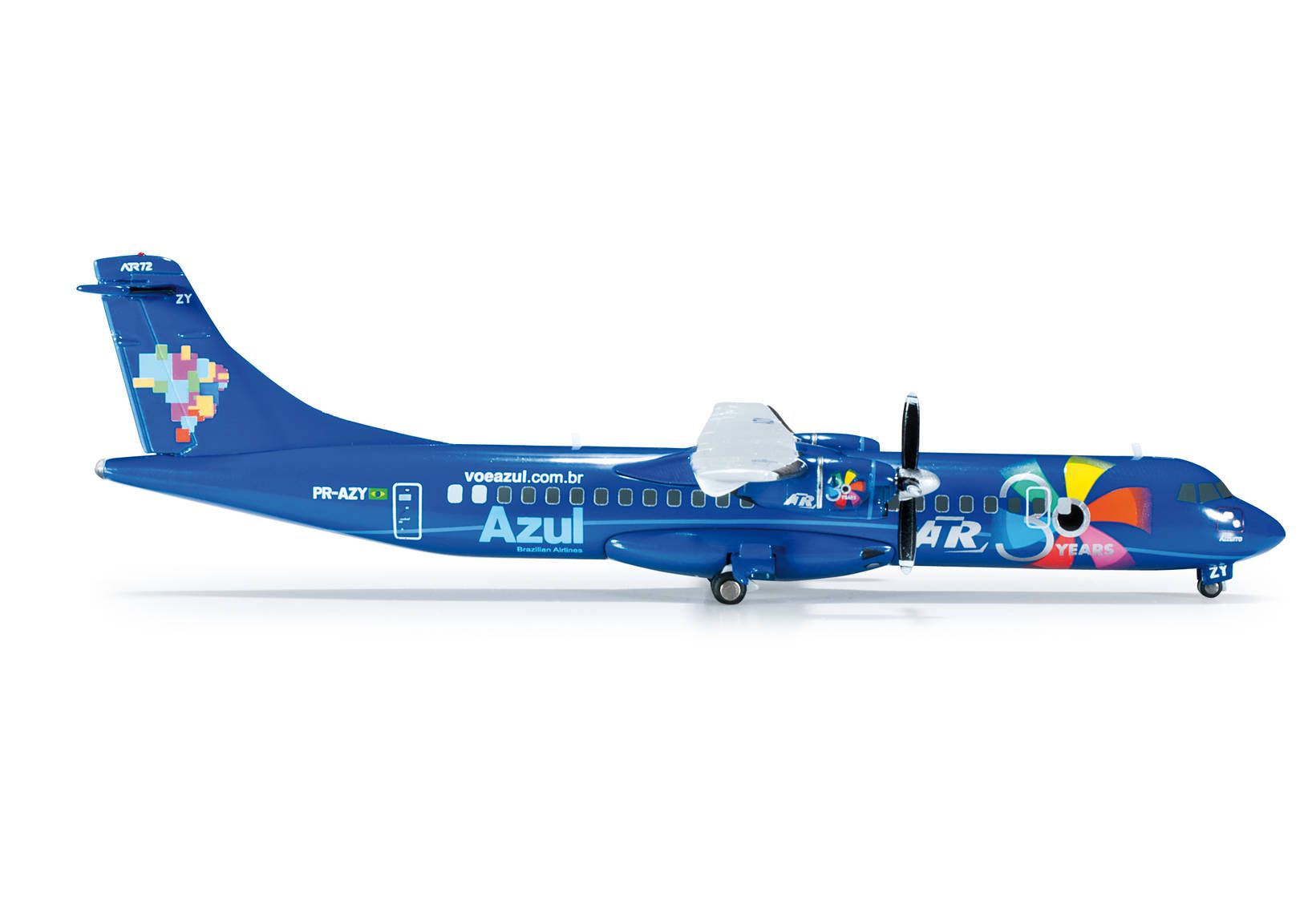 Herpa Azul - ATR-72-200 30 Years Livery 554633