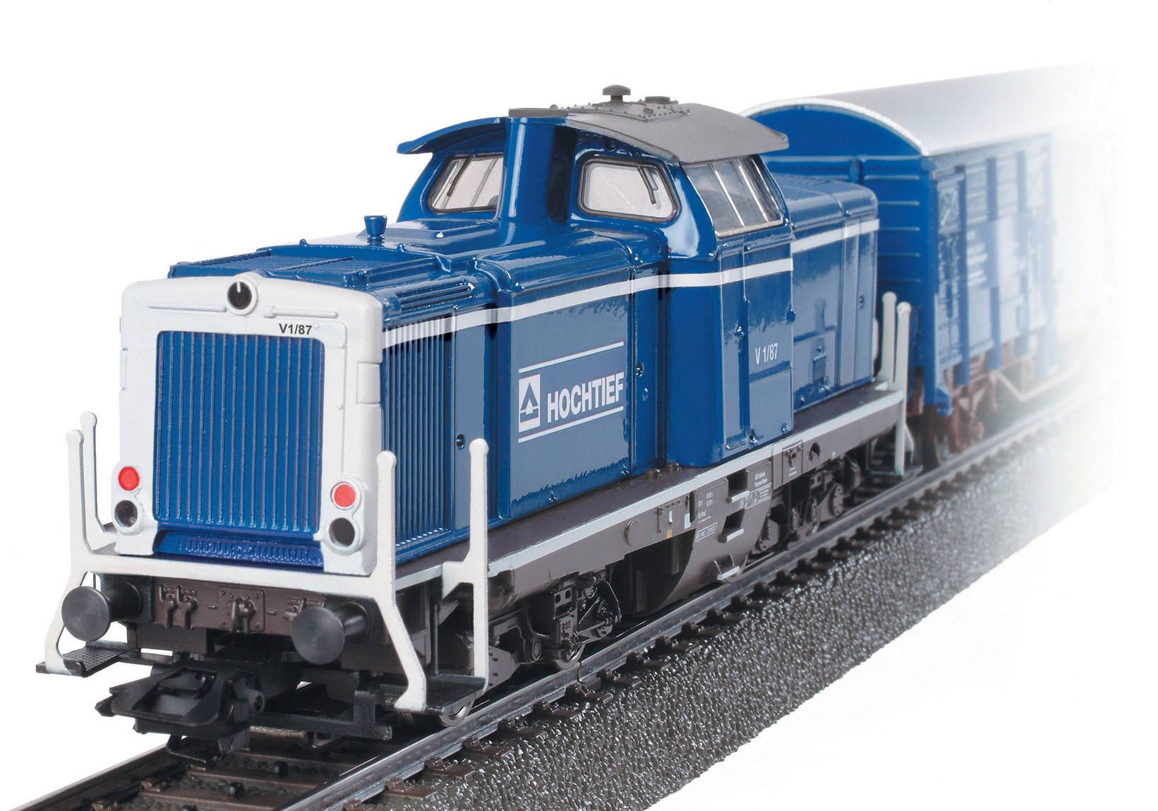 Herpa Construction site train "HOCHTIEF" Herpa/Maerklin (Maerklin AC ...