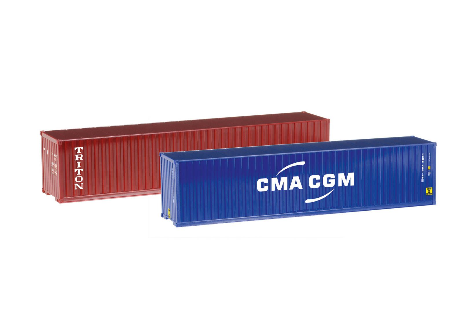 Herpa Container-Set 2x40 ft. "Triton / CMA/CGM" 076449-004