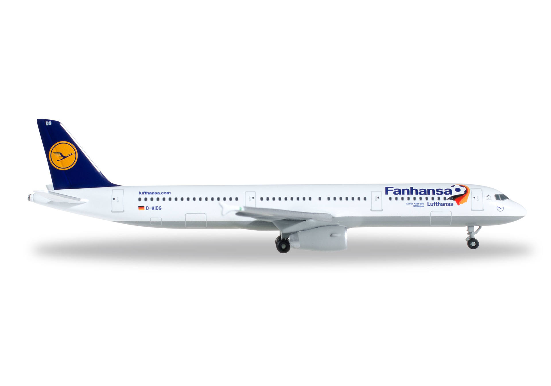 Herpa Lufthansa Airbus A321 "Fanhansa" 526890
