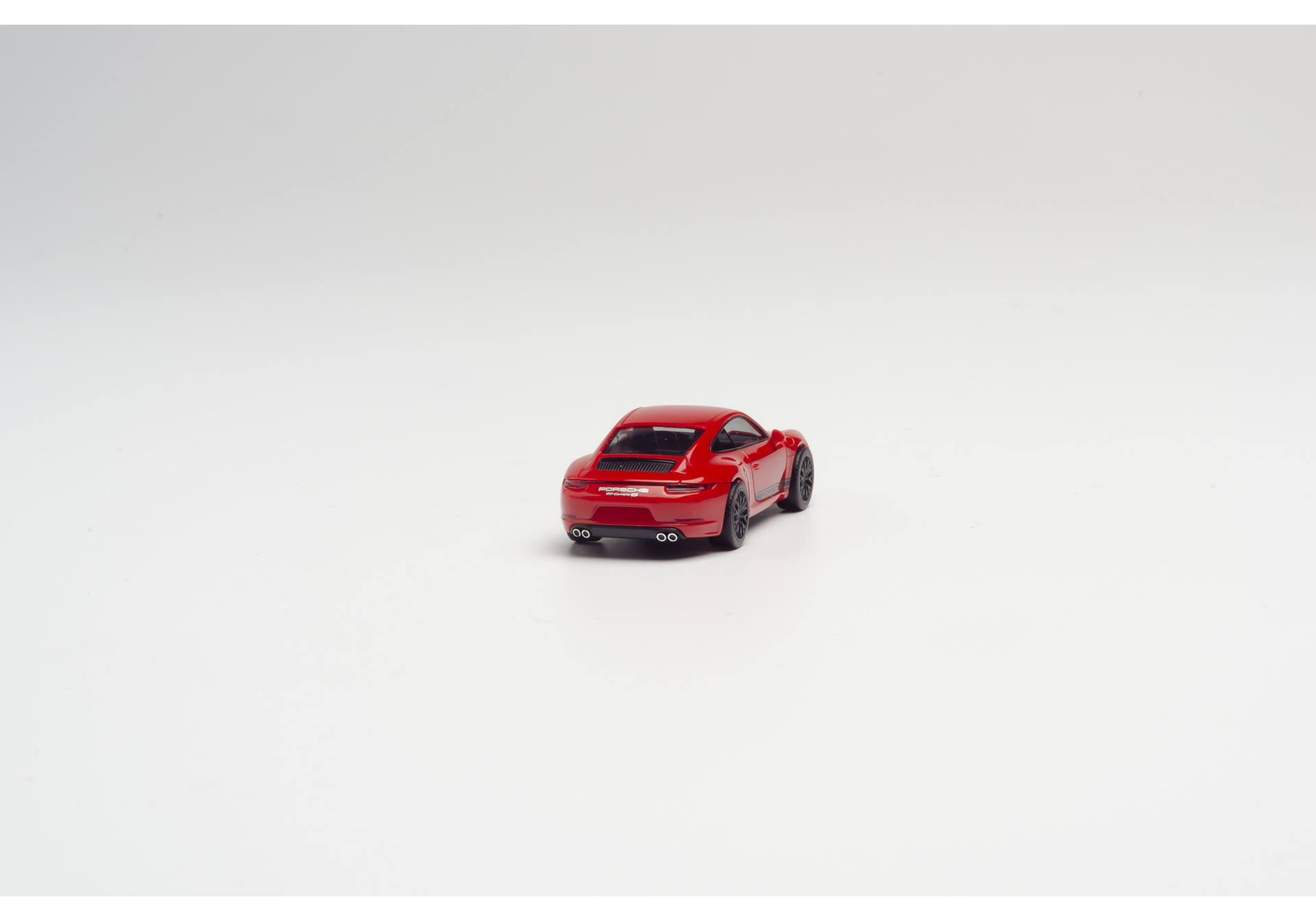 Herpa Porsche 911 Carrera 4S Coupé with black rims and Porsche ...