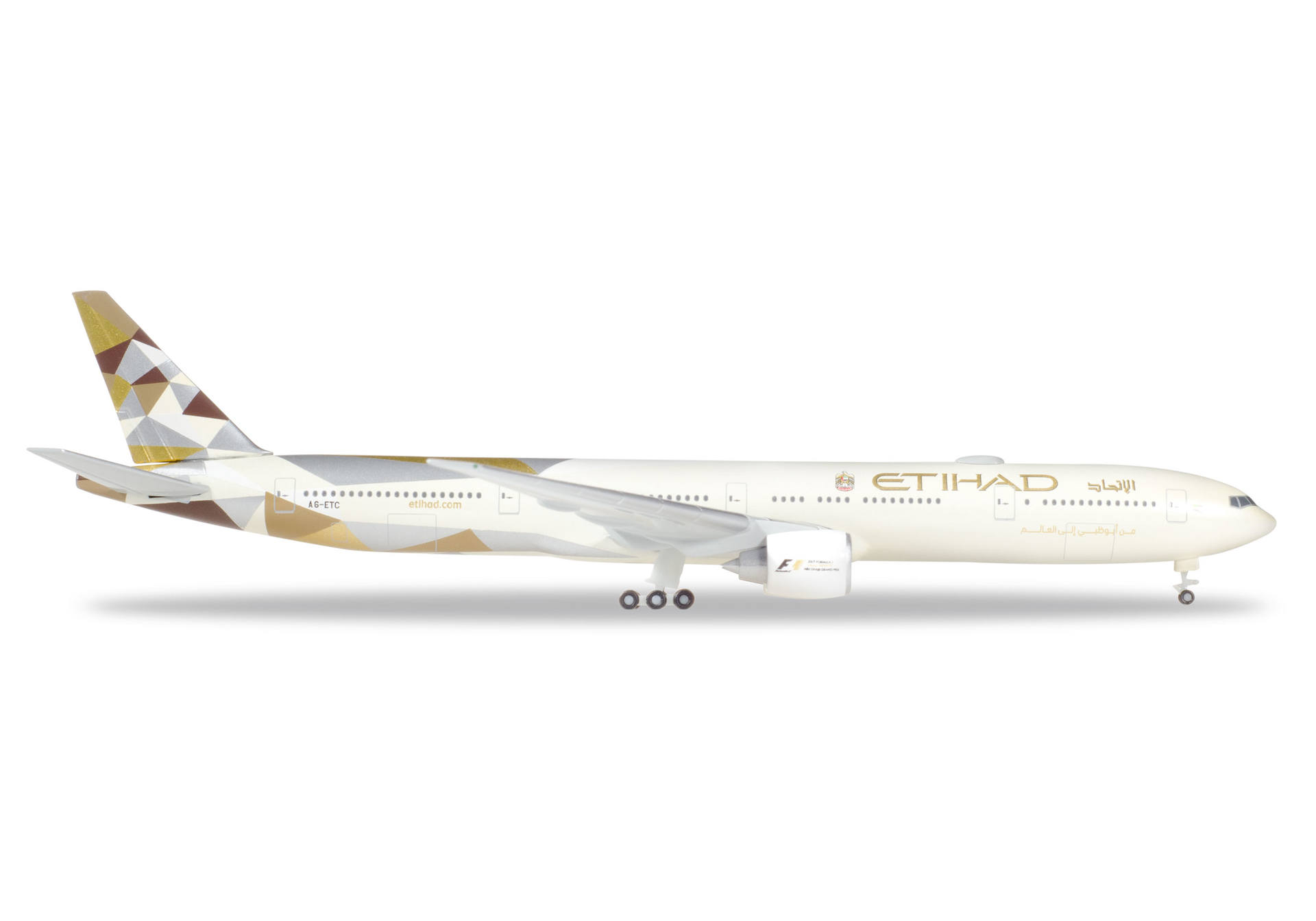 Herpa Etihad Airways Boeing 777-300ER - A6-ETC 531030