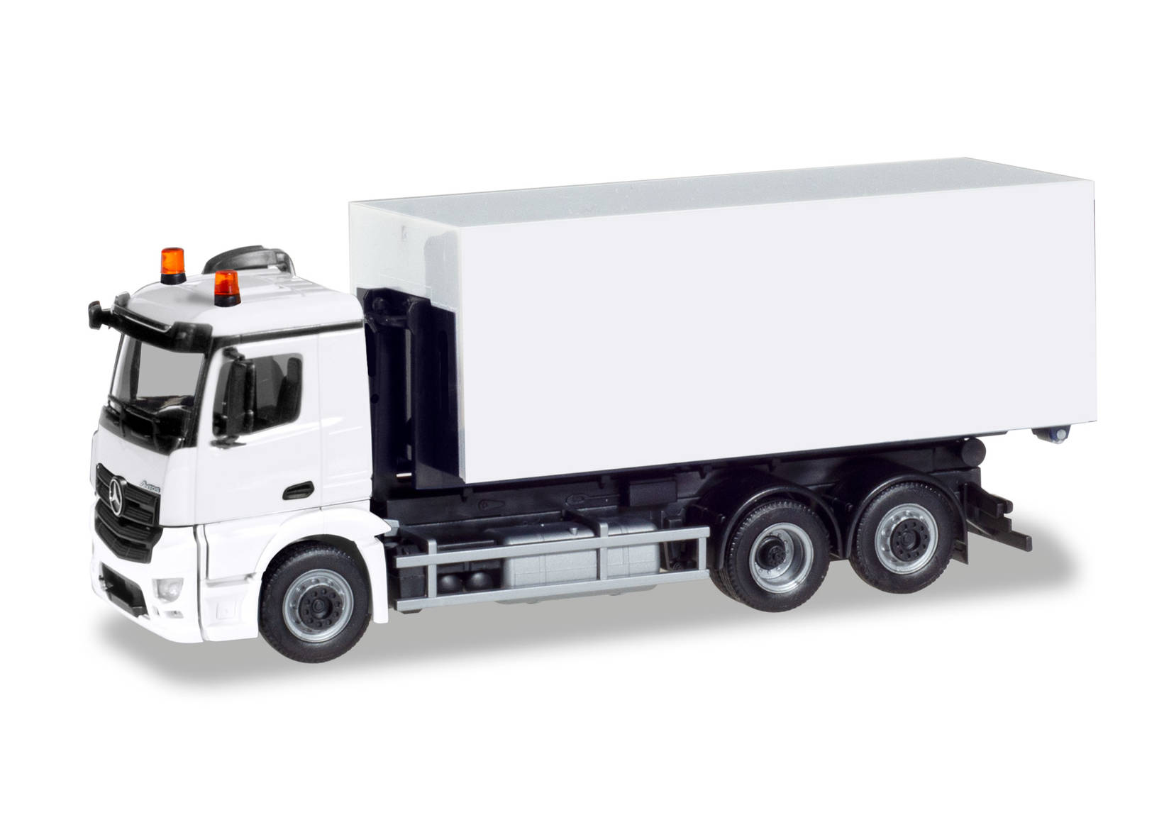Herpa Herpa MiniKit: Mercedes-Benz Antos roll-off truck, white 013611